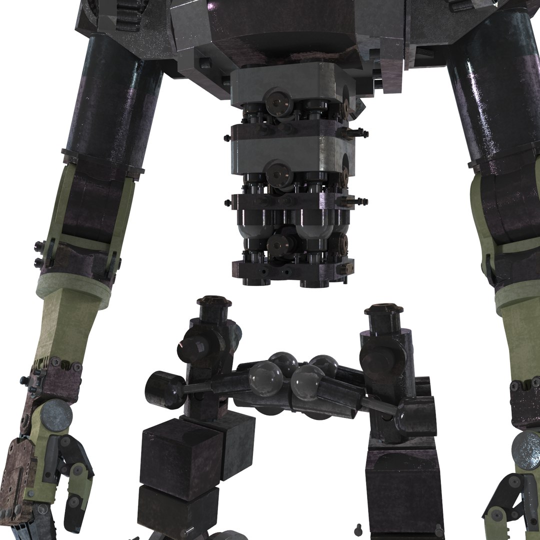 3D Battle Mech Silverfox - TurboSquid 1190787