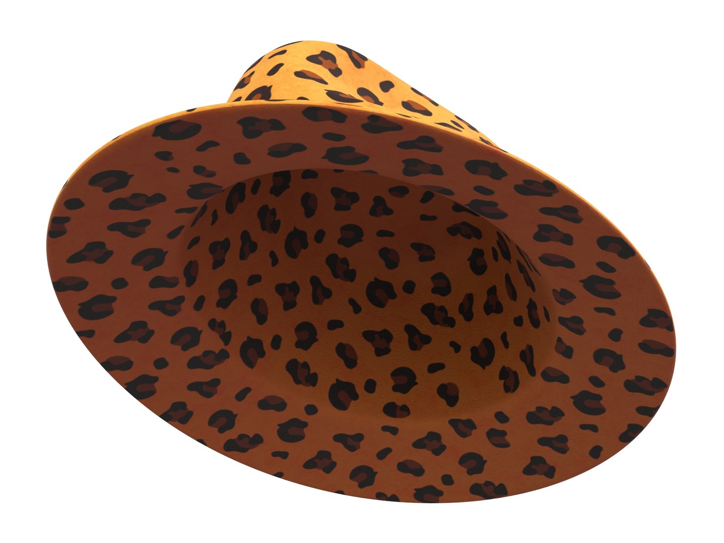 Leopard Fedora Hat 3D - TurboSquid 1814206