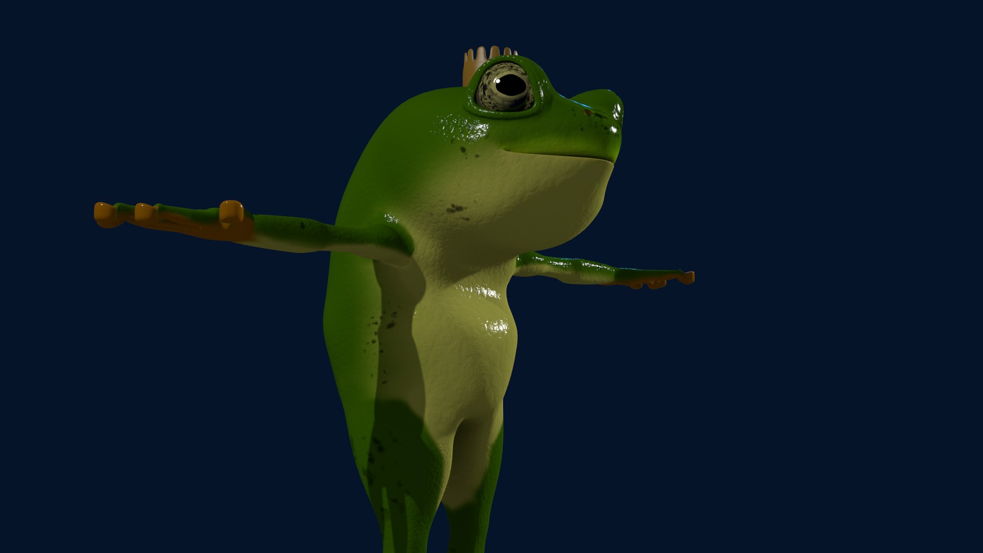 blender frog animations