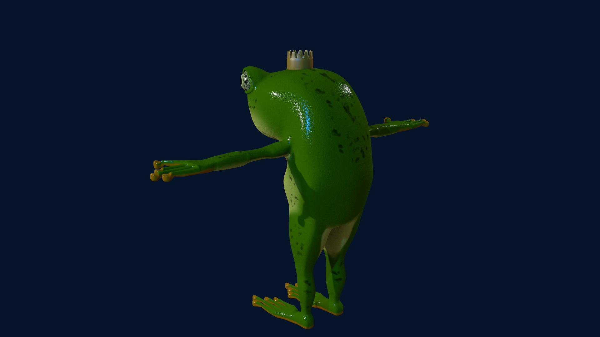 blender frog animations