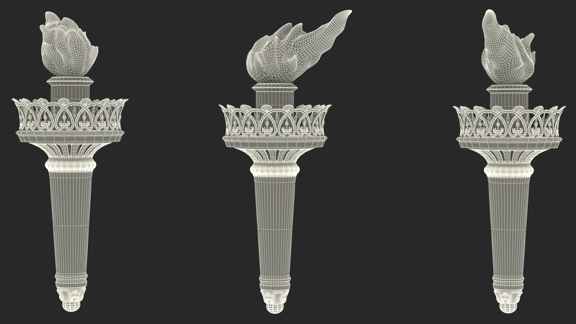 Statue of Liberty Torch 3D - TurboSquid 2047654