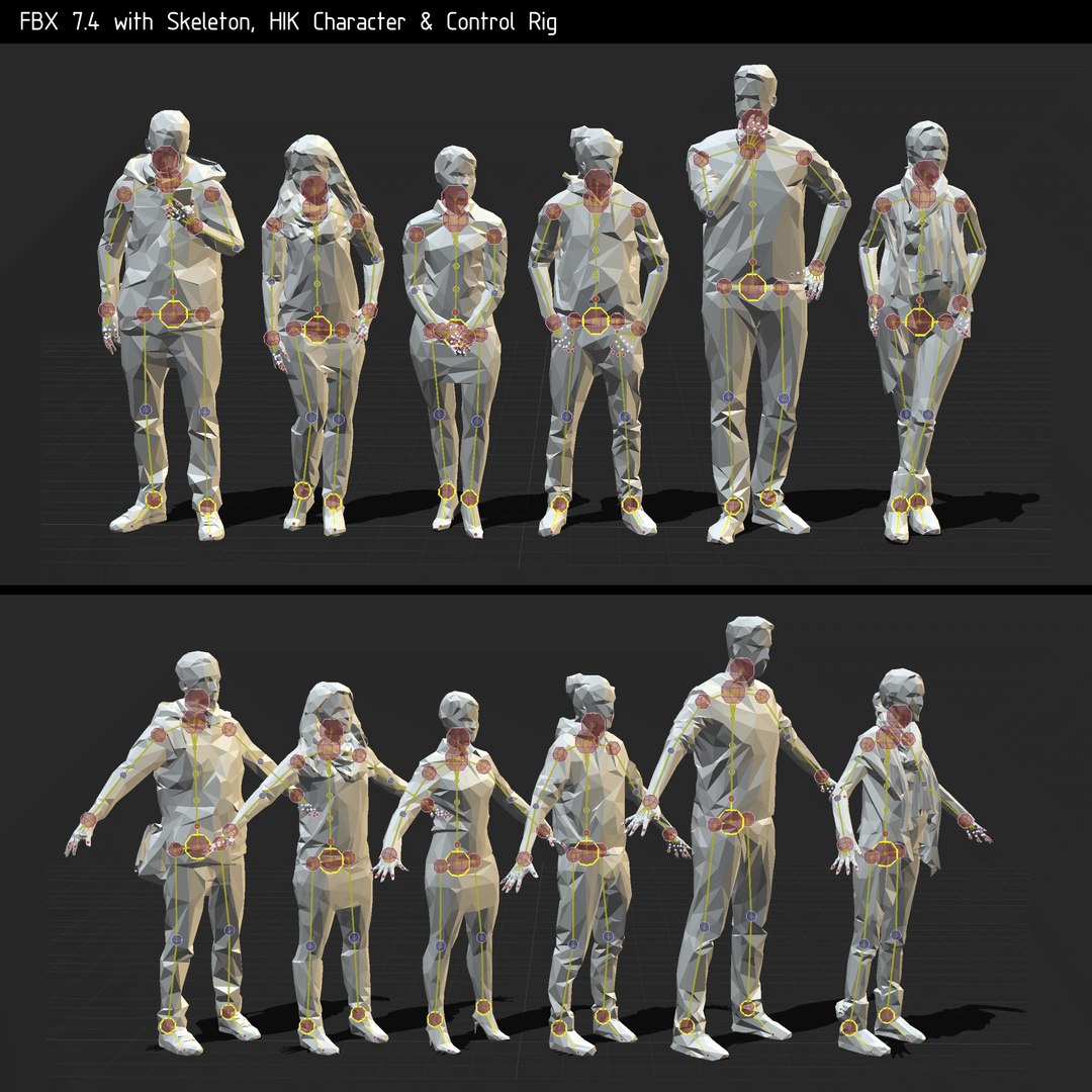 3D Polygonal Character Studio Biped Model - TurboSquid 1377185