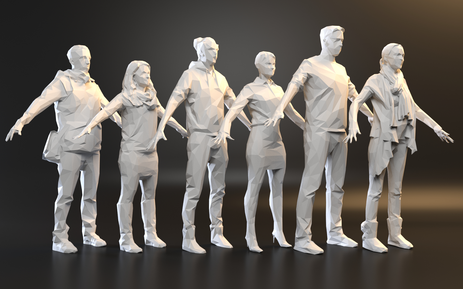 3D polygonal character studio biped model - TurboSquid 1377185