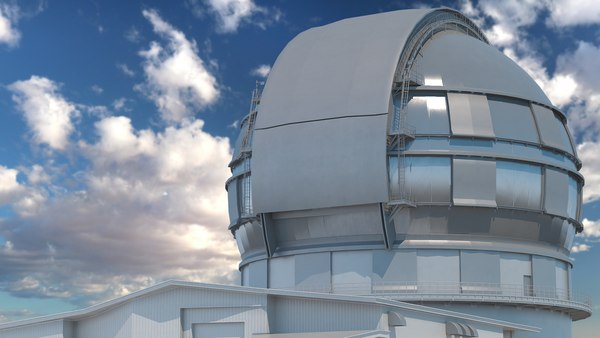 3D model observatory telescopes 2 - TurboSquid 1676814