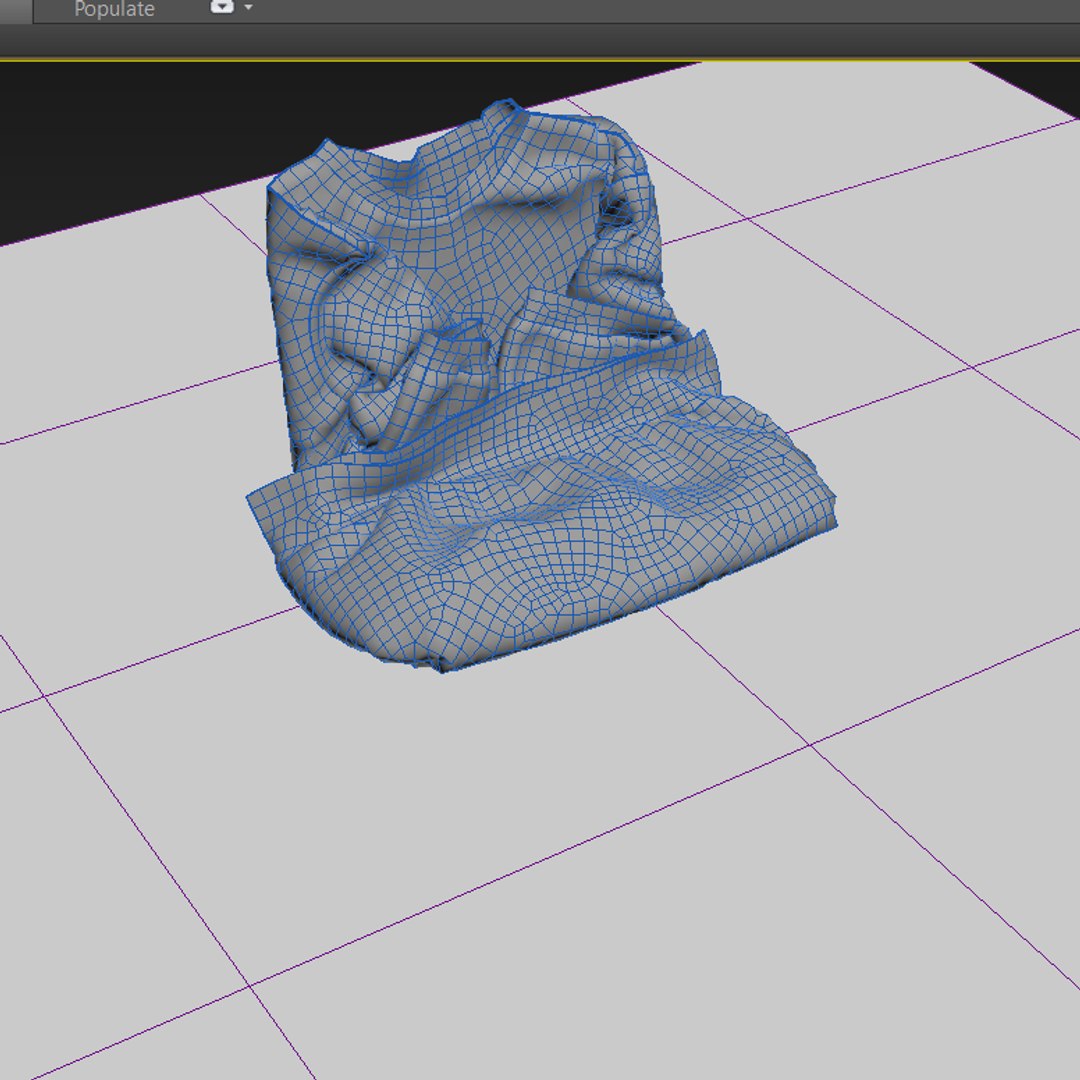 3d Pullover Animation
