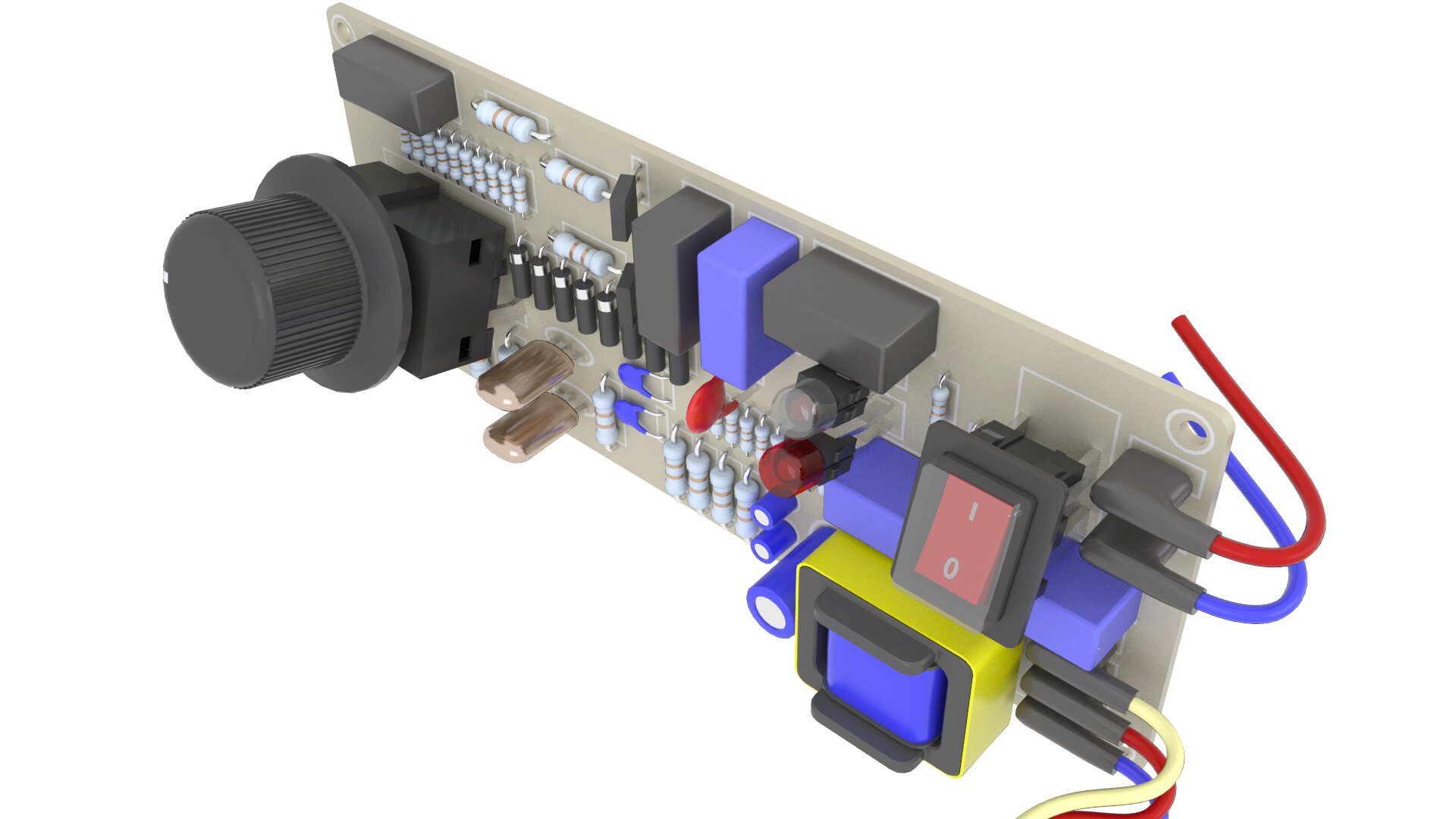 Electronics Board 3D Model - TurboSquid 1557679