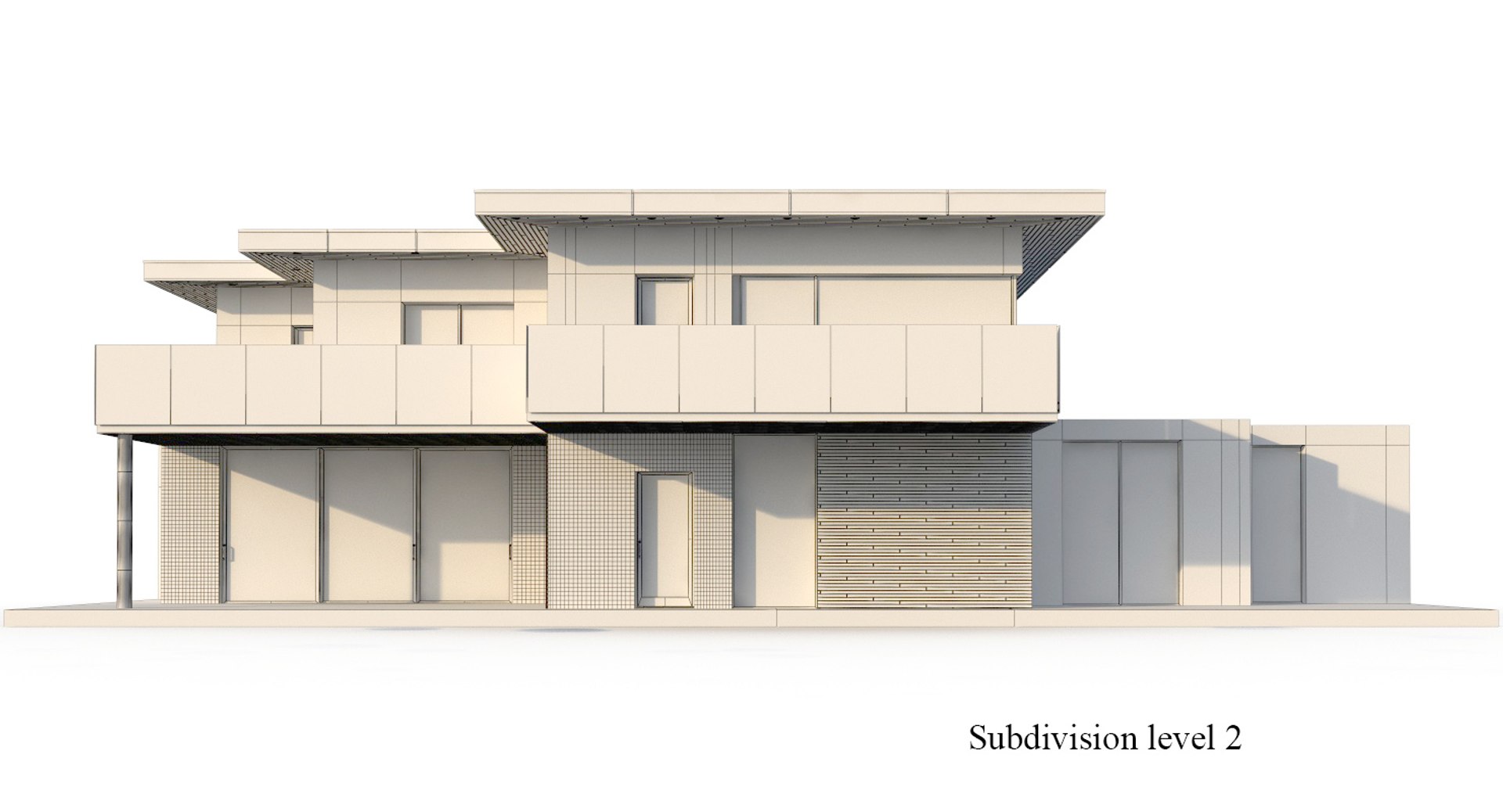 Modern House2 3D Model - TurboSquid 1210981