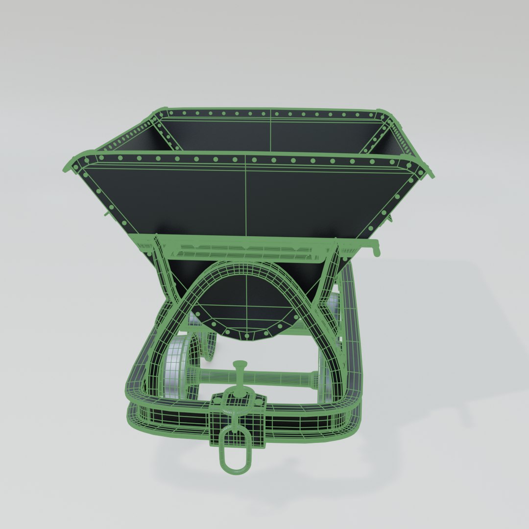 3D mining cart - TurboSquid 1460649