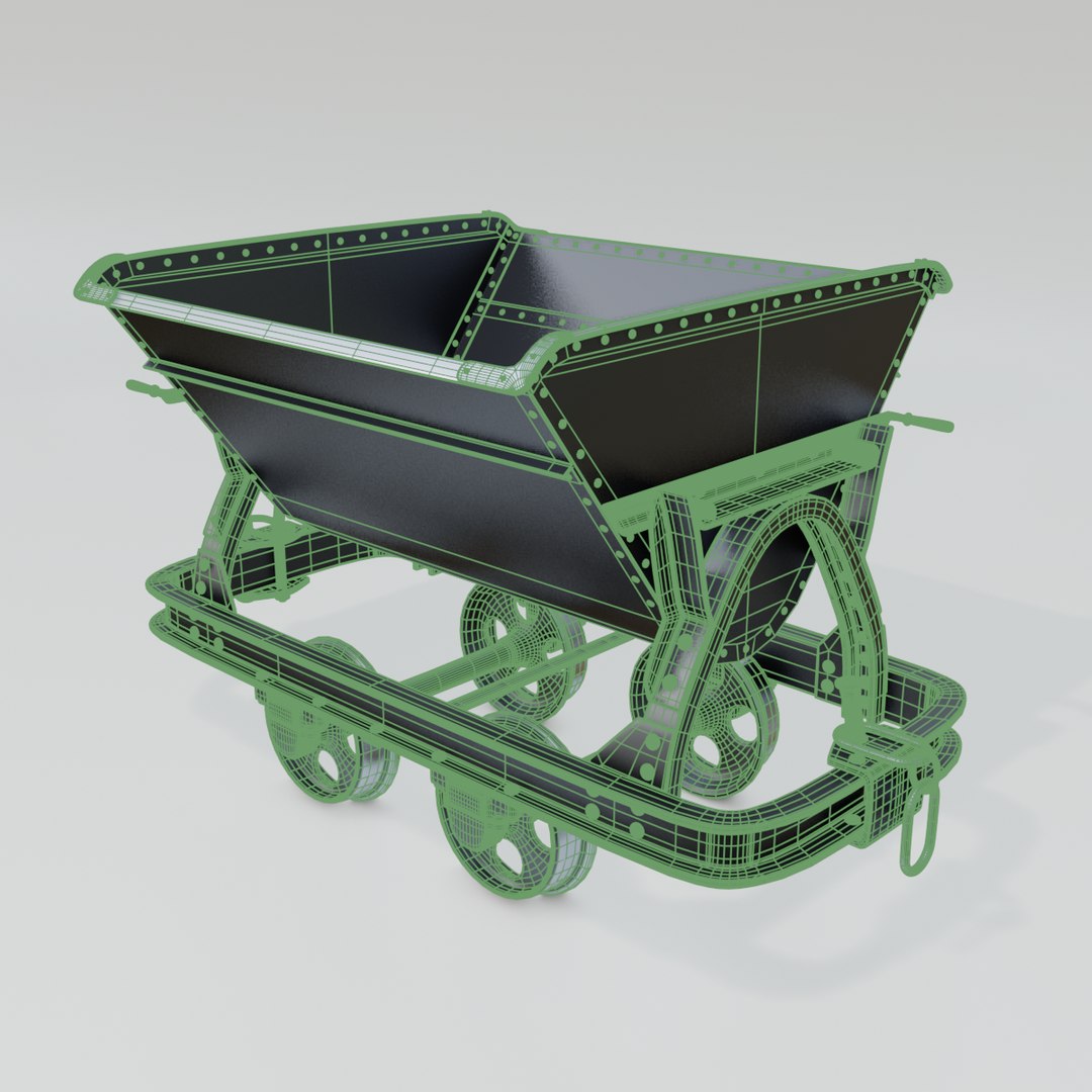 3D mining cart - TurboSquid 1460649