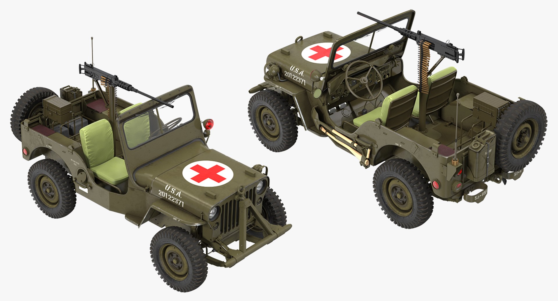 army jeep willys ambulance max
