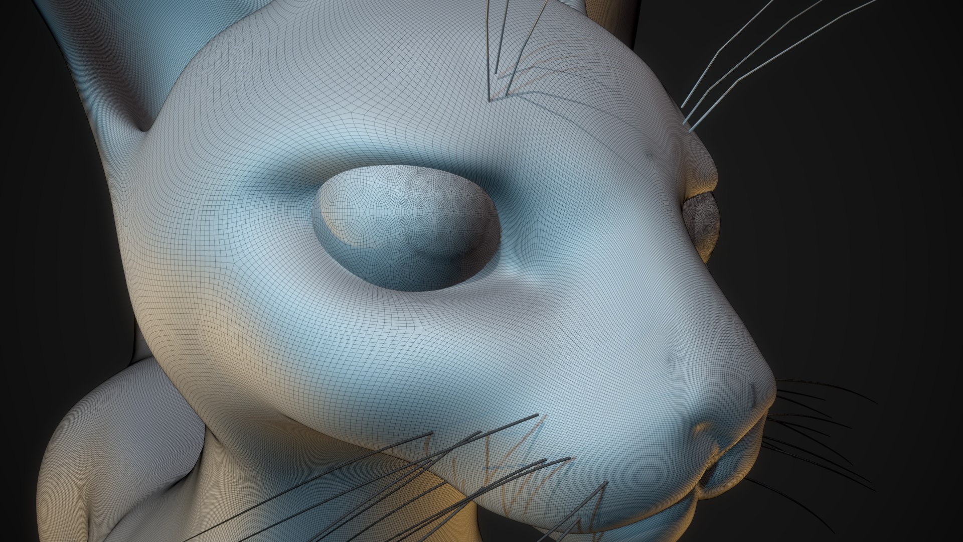 Free 3D Base Mesh Cat Sfinx High Poly - TurboSquid 1736379