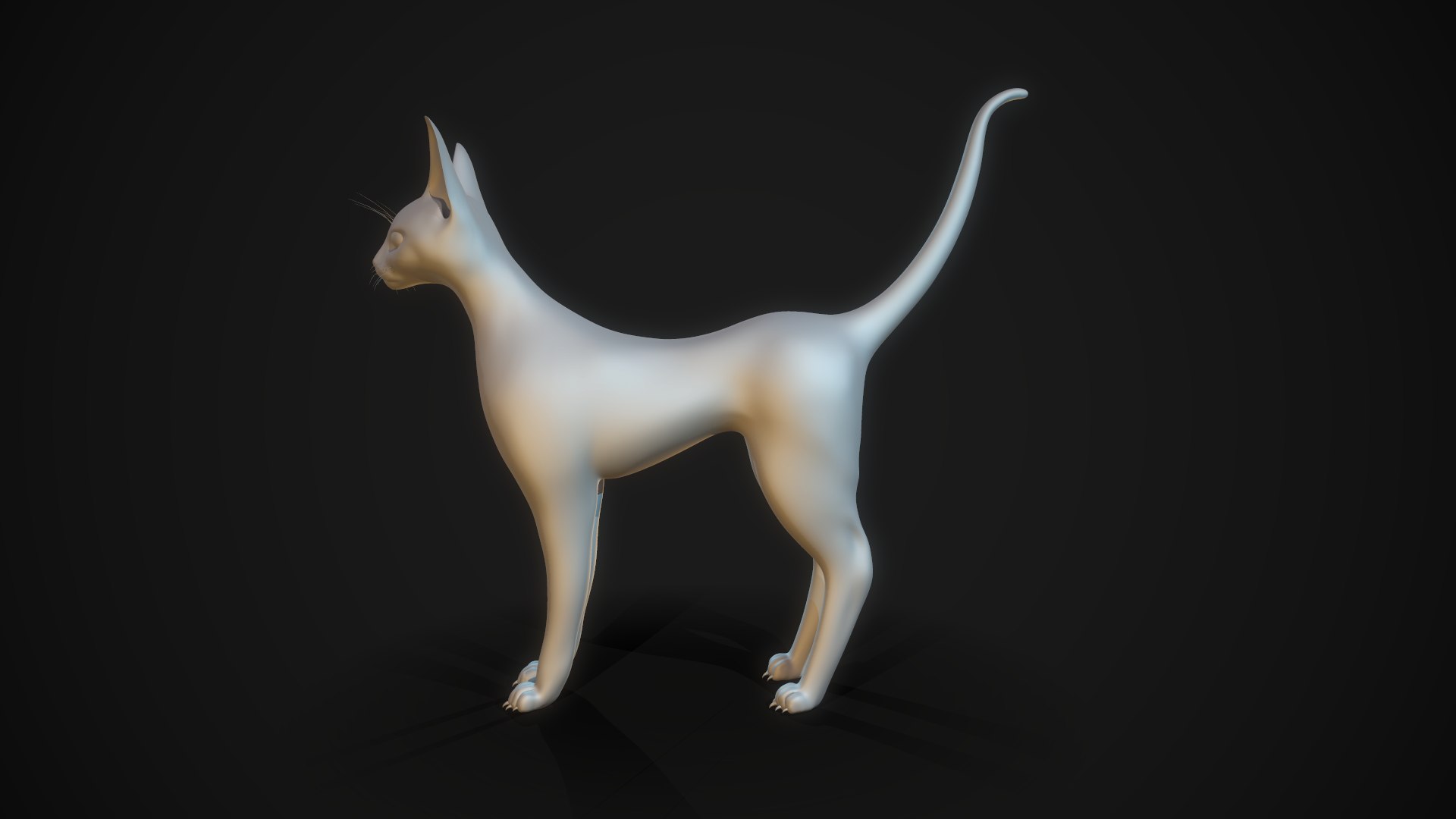 Free 3D Base Mesh Cat Sfinx High Poly - TurboSquid 1736379