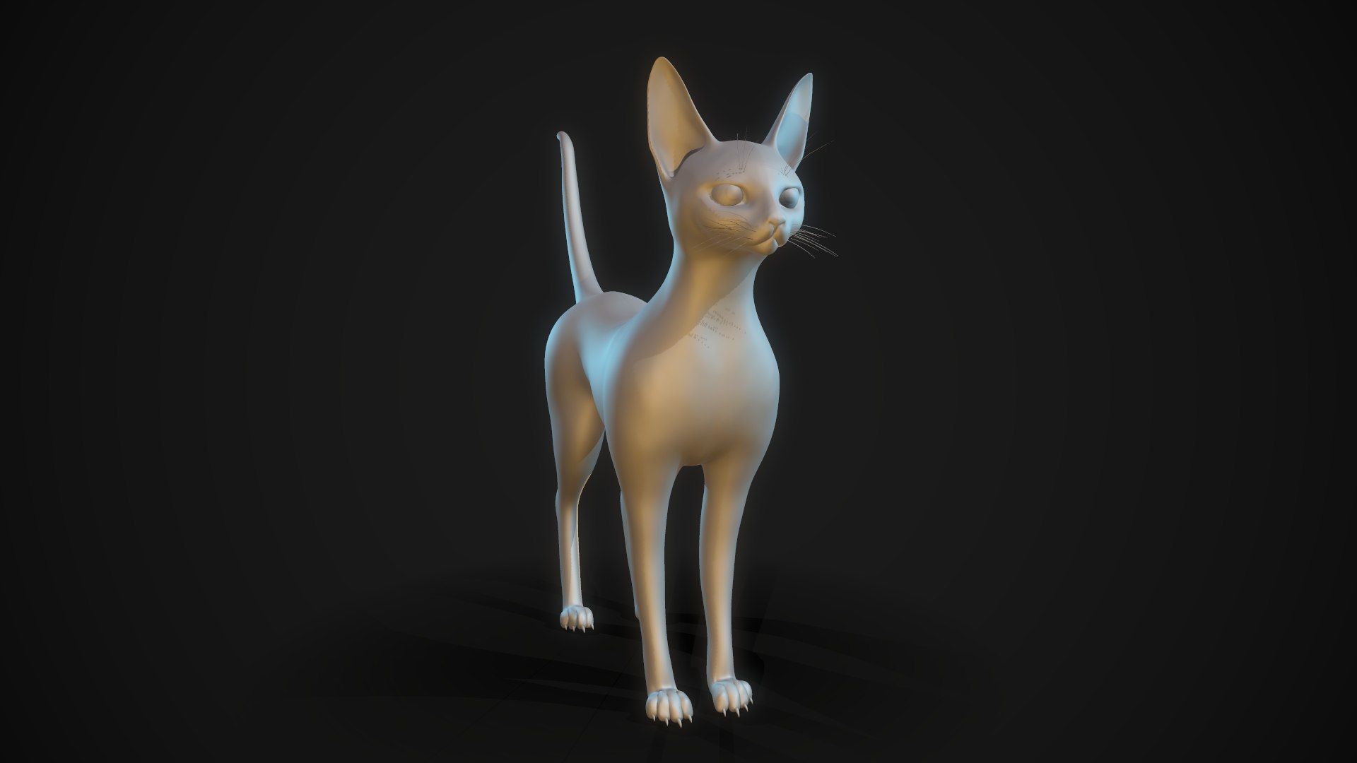 Free 3D Base Mesh Cat Sfinx High Poly - TurboSquid 1736379
