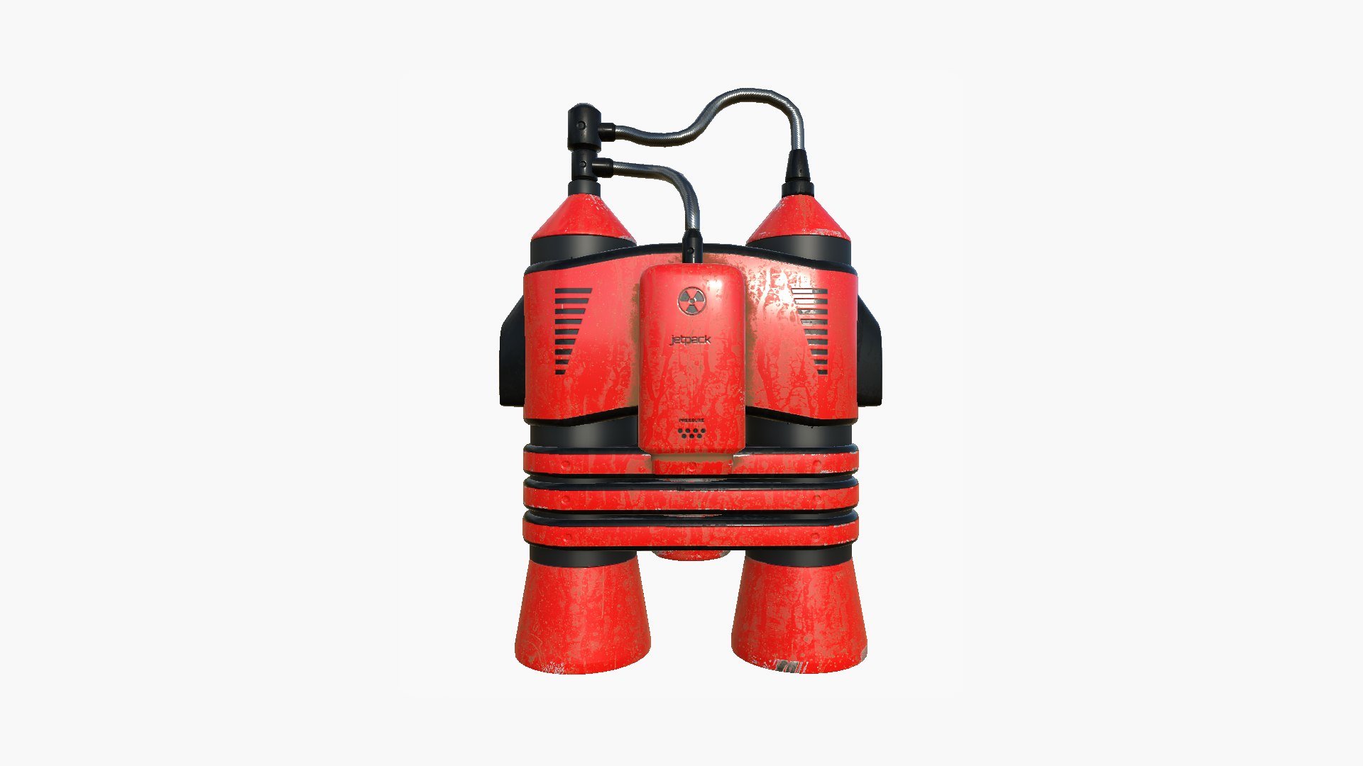 3D Jetpack E04 Red Black - SciFi Character Design - TurboSquid 1962088