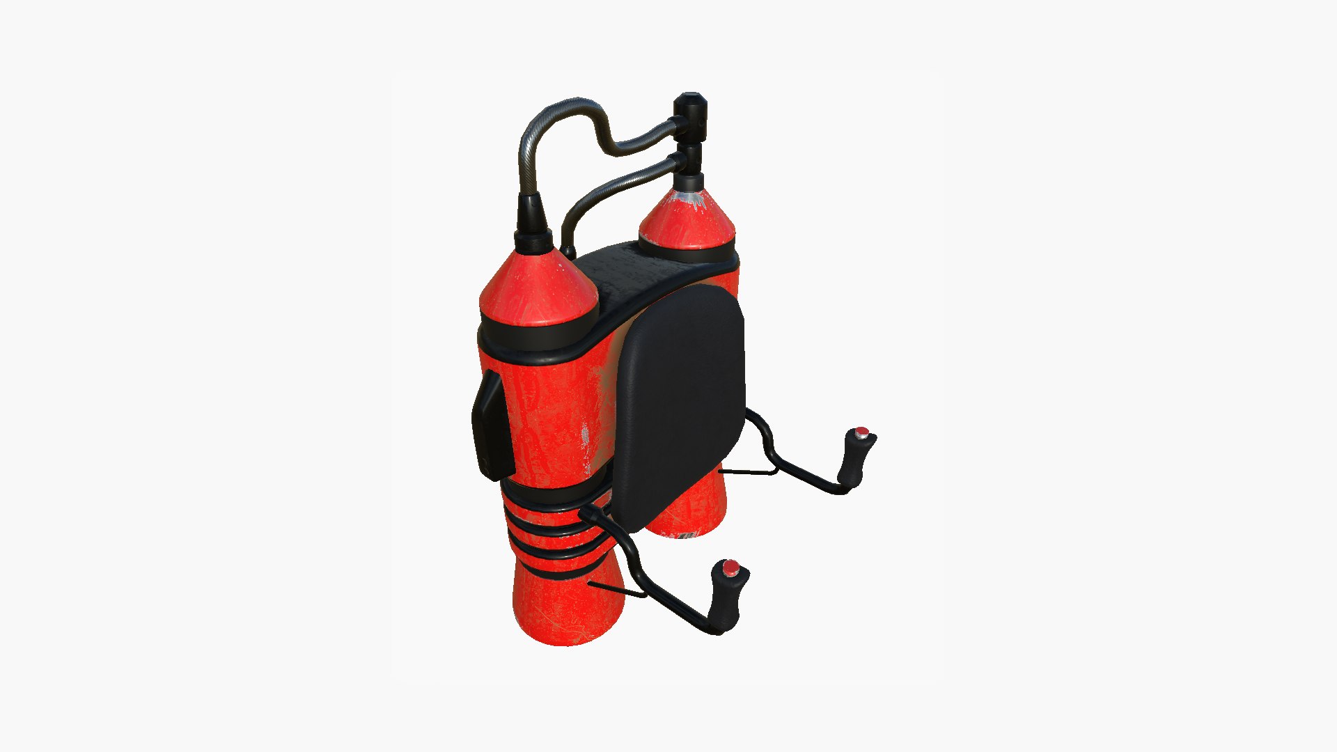 3D Jetpack E04 Red Black - SciFi Character Design - TurboSquid 1962088