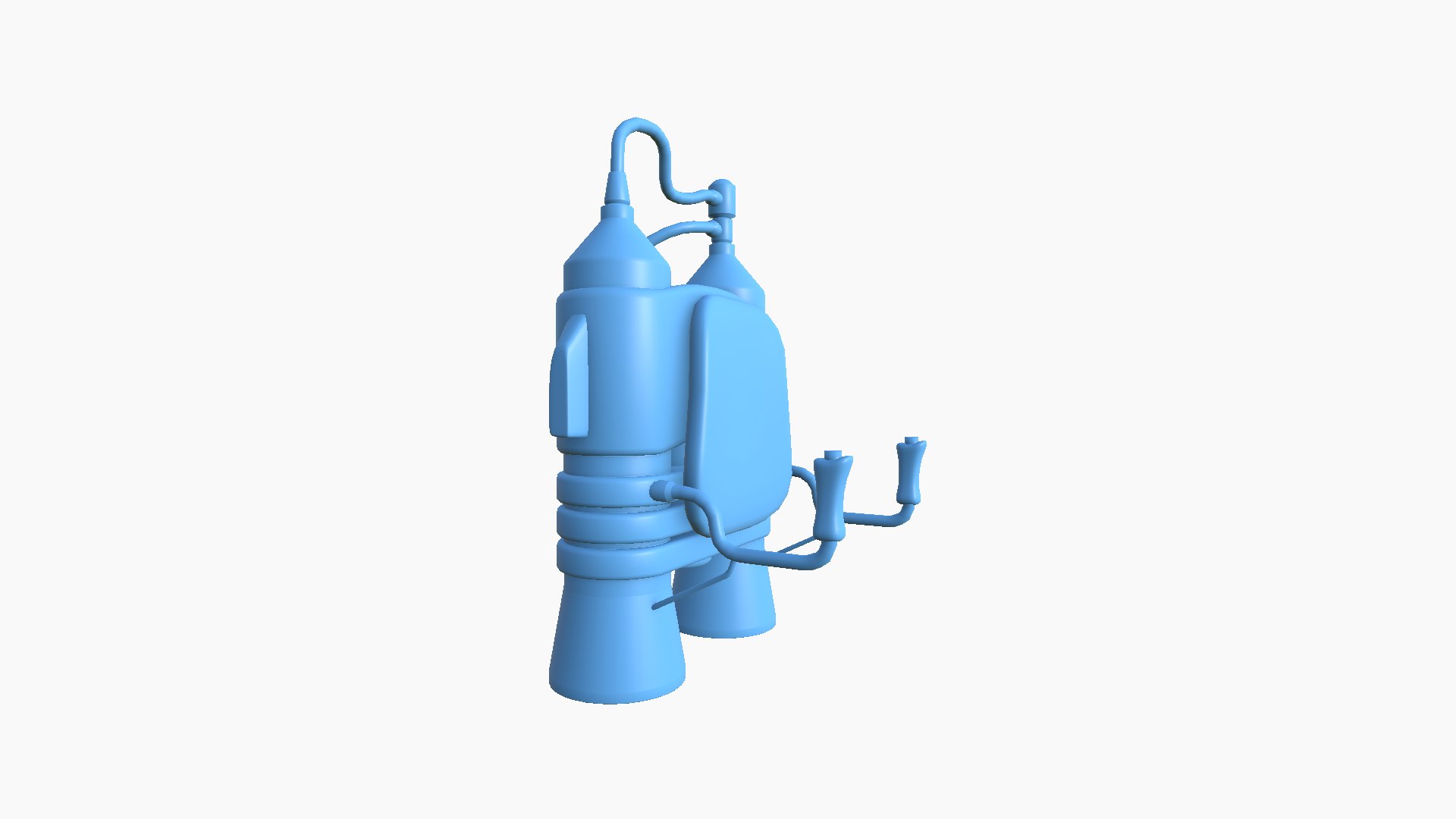 3D Jetpack E04 Red Black - SciFi Character Design - TurboSquid 1962088