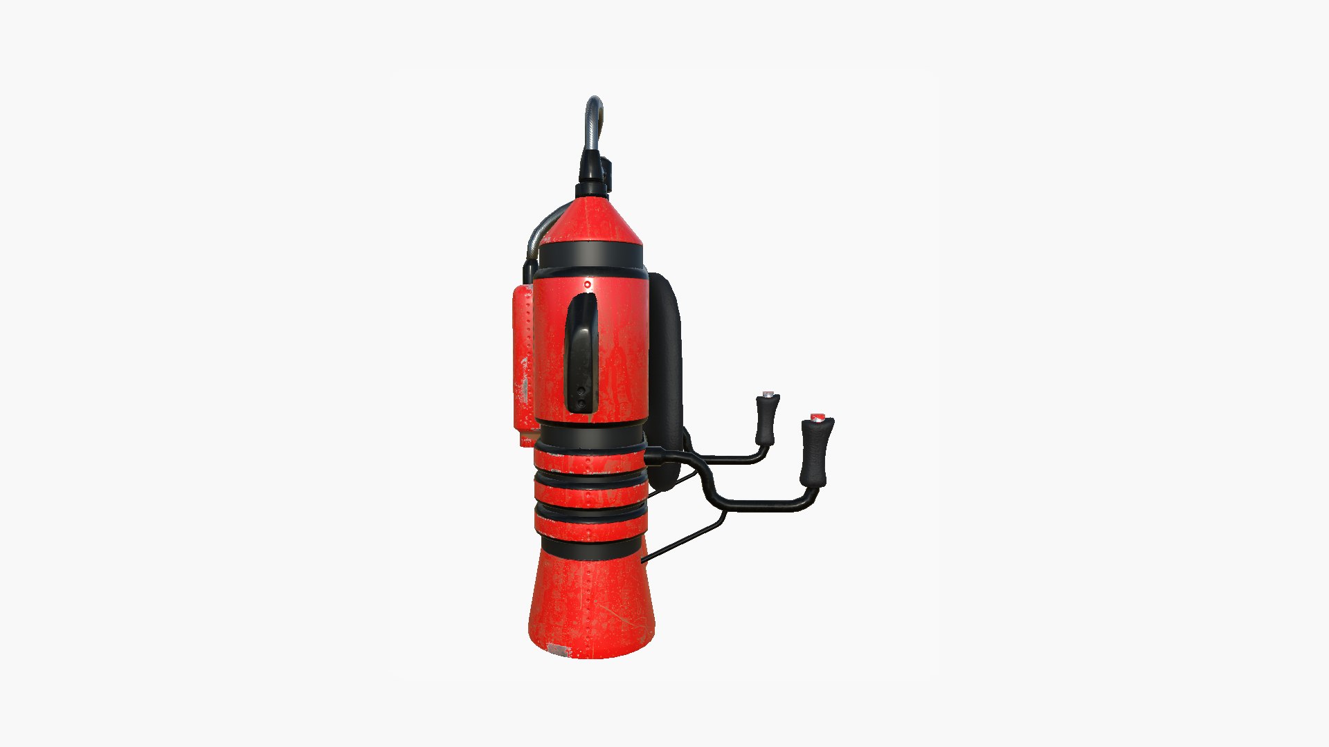 3D Jetpack E04 Red Black - SciFi Character Design - TurboSquid 1962088