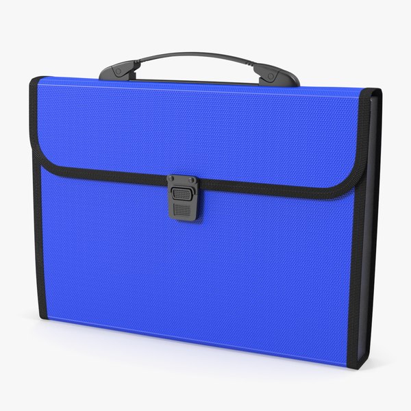 3D модель Plastic Expanding File Folder Blue - TurboSquid 1991753