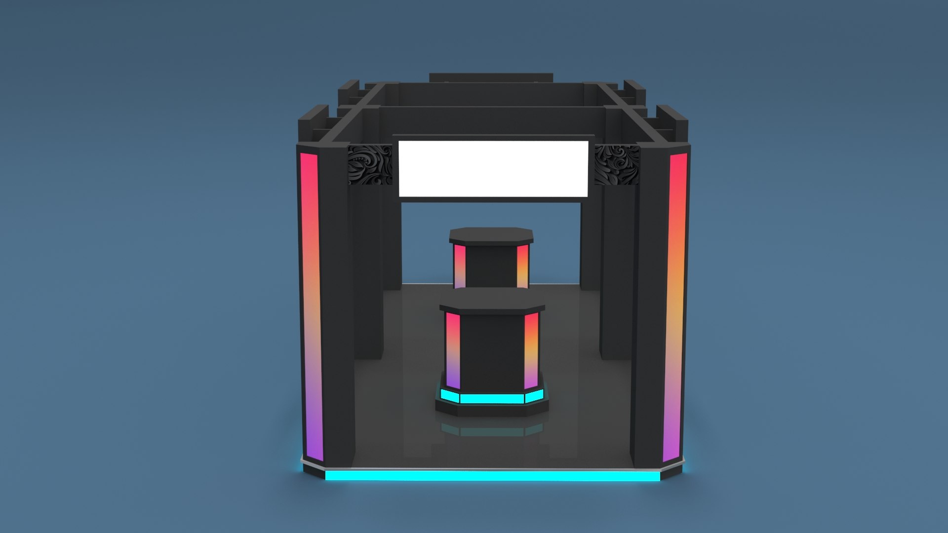 3D Model Stand Booth Display - TurboSquid 1952613