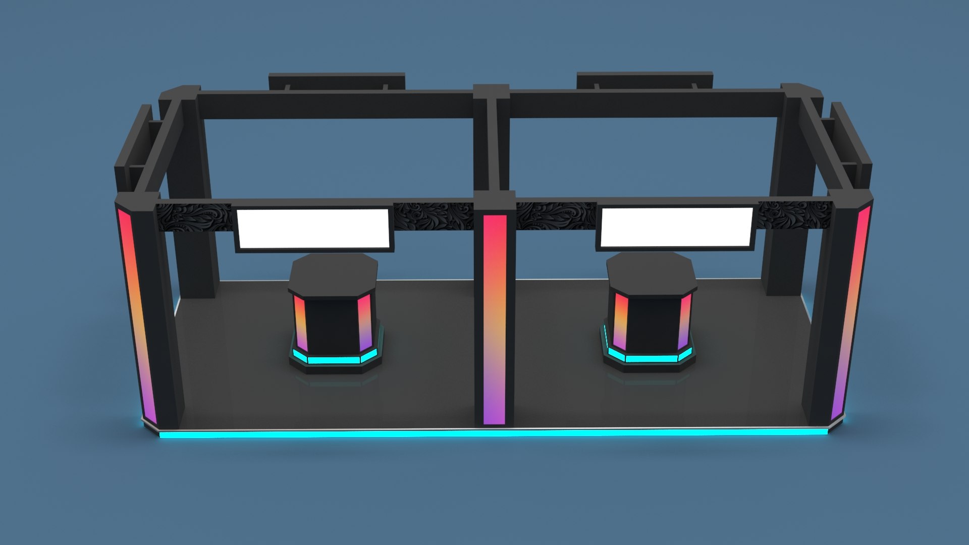 3D Model Stand Booth Display - TurboSquid 1952613