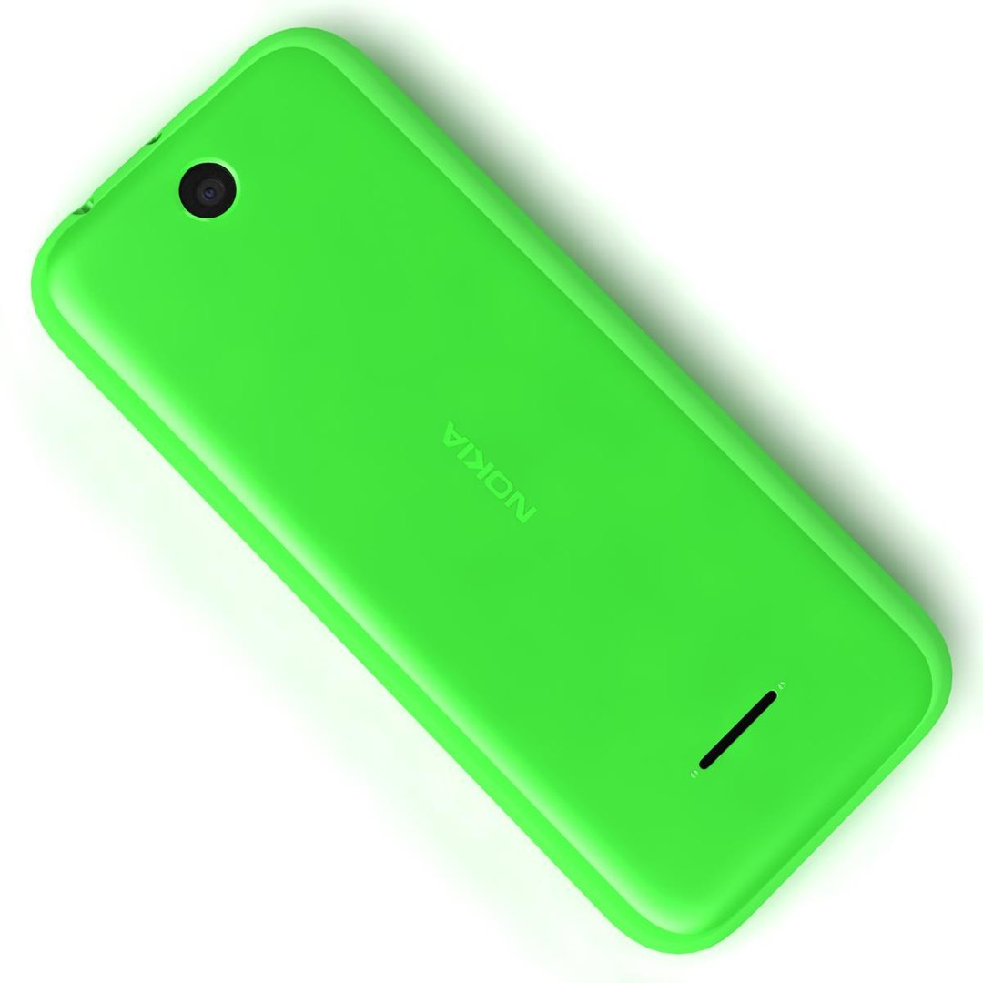 Nokia 225 Green 3d C4d