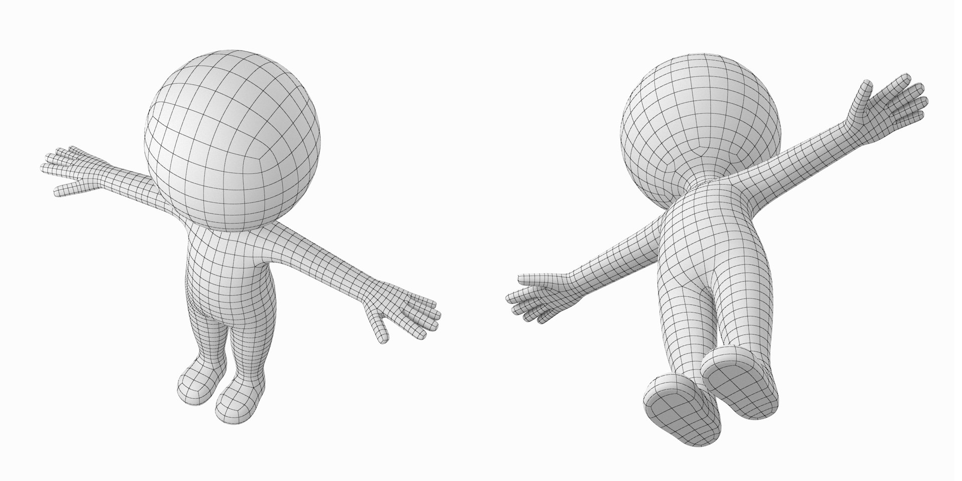 Cute Stylized Stickman In T-Pose 3D - TurboSquid 2099791