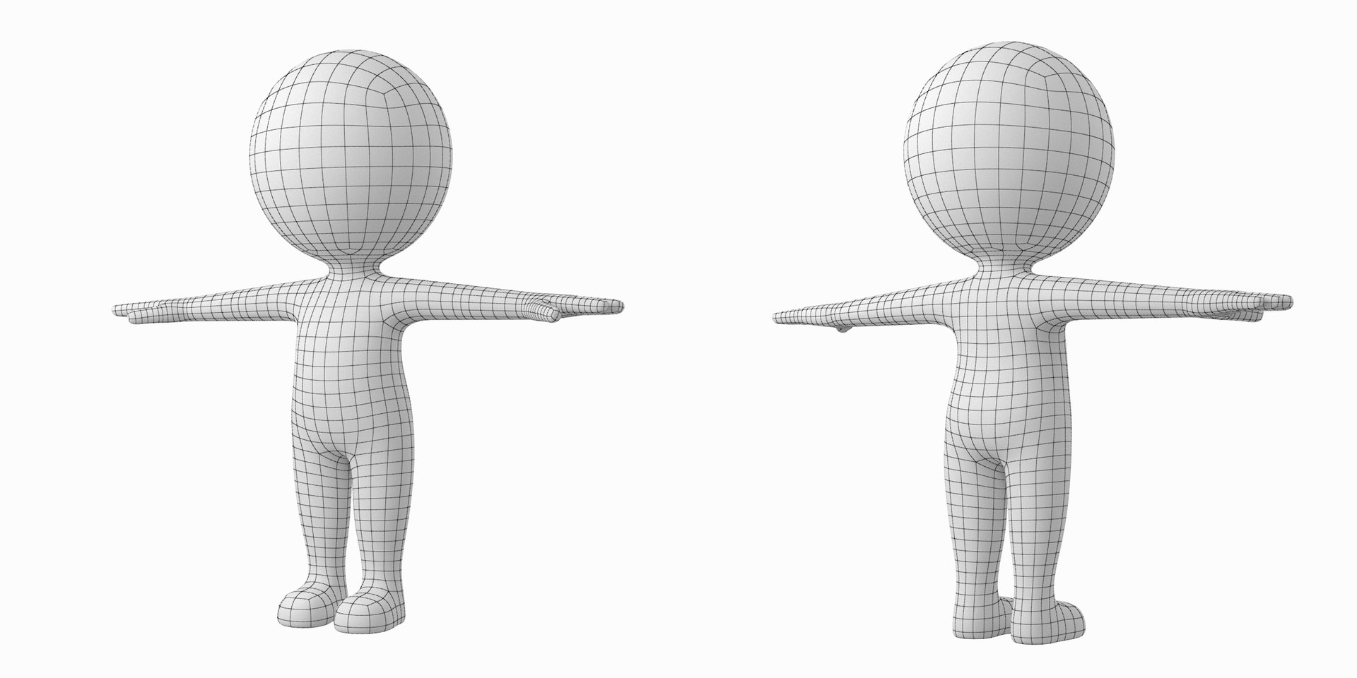 Cute Stylized Stickman In T-Pose 3D - TurboSquid 2099791