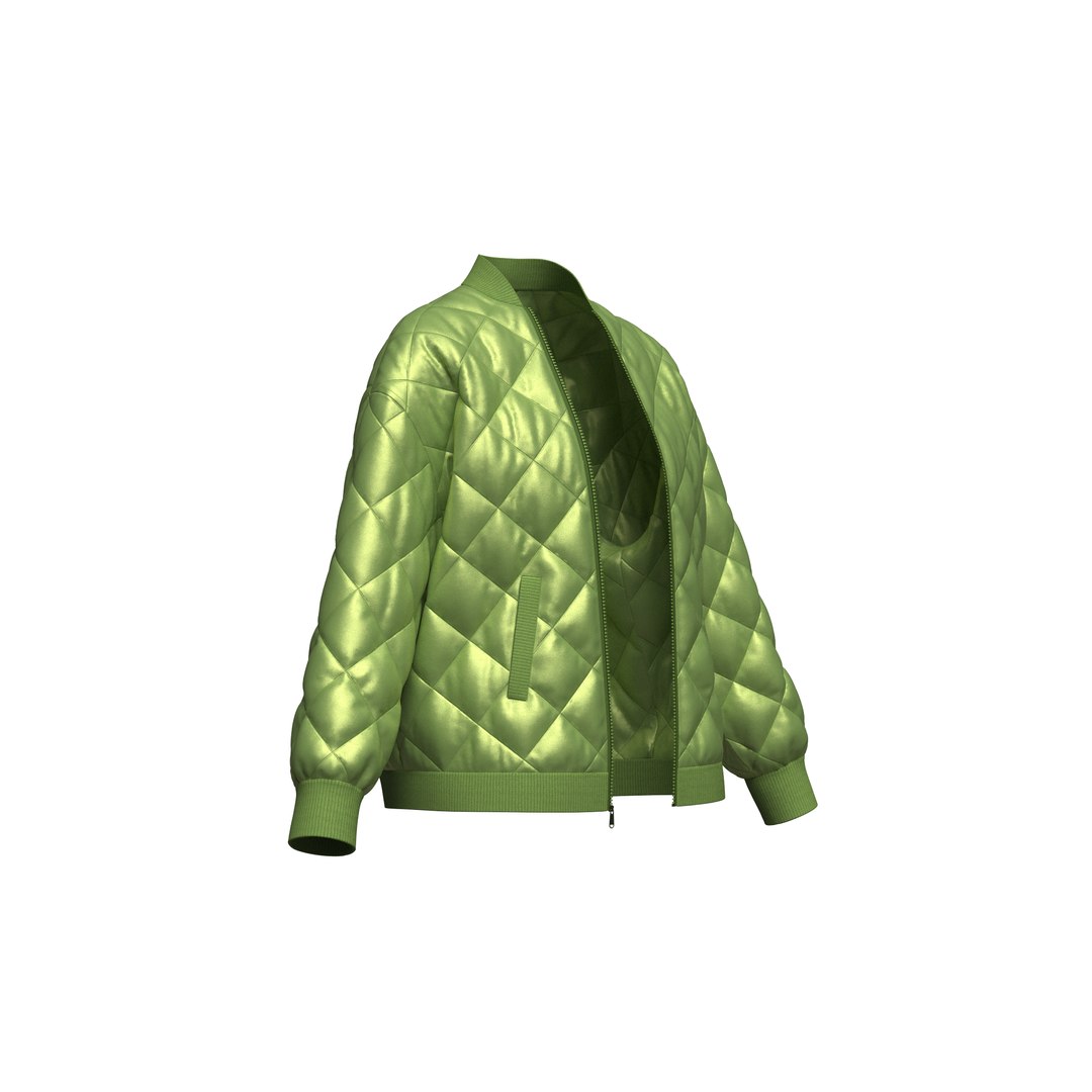 Womens Puffer Jacket 3D Model 3D Model - TurboSquid 2246941