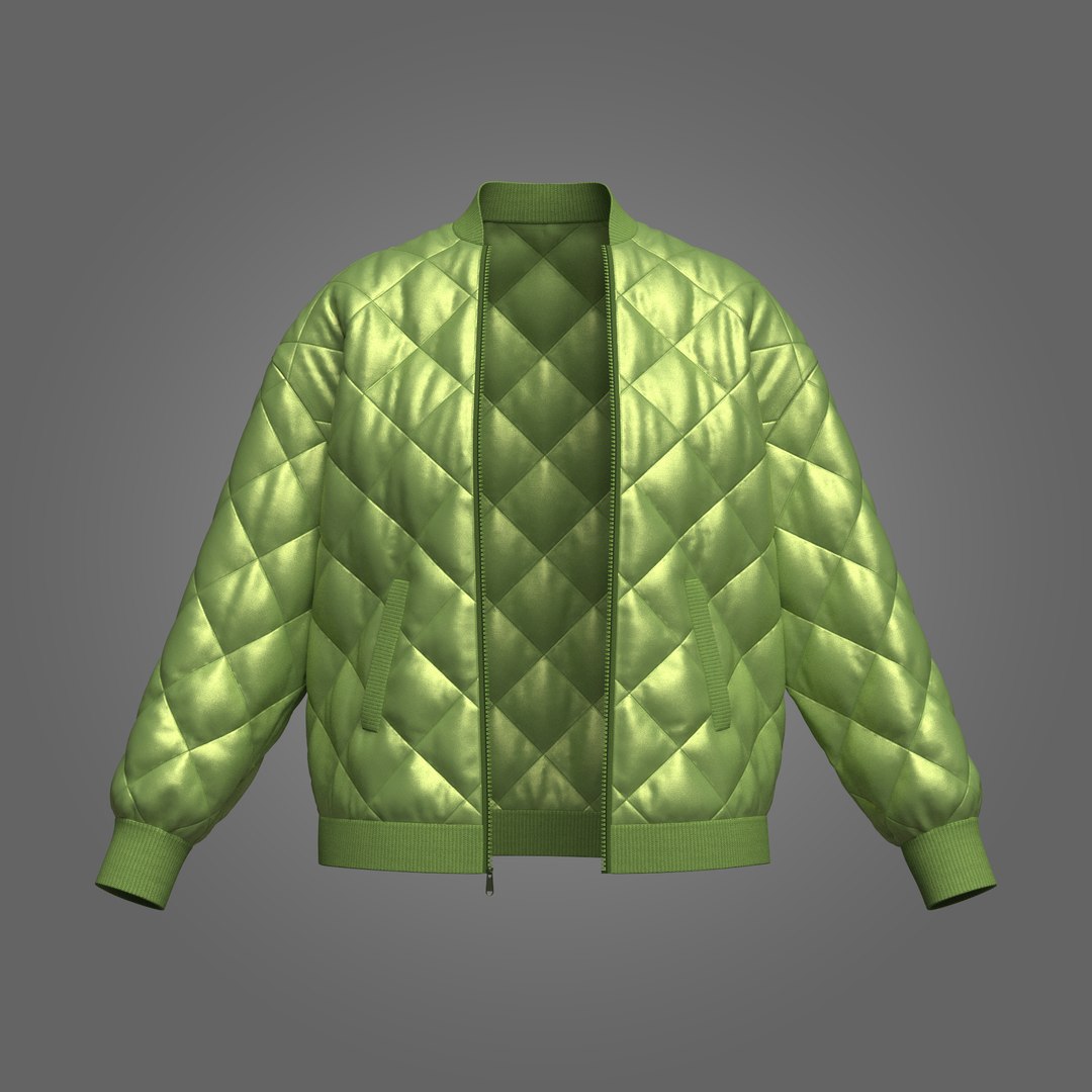 Womens Puffer Jacket 3D Model 3D Model - TurboSquid 2246941