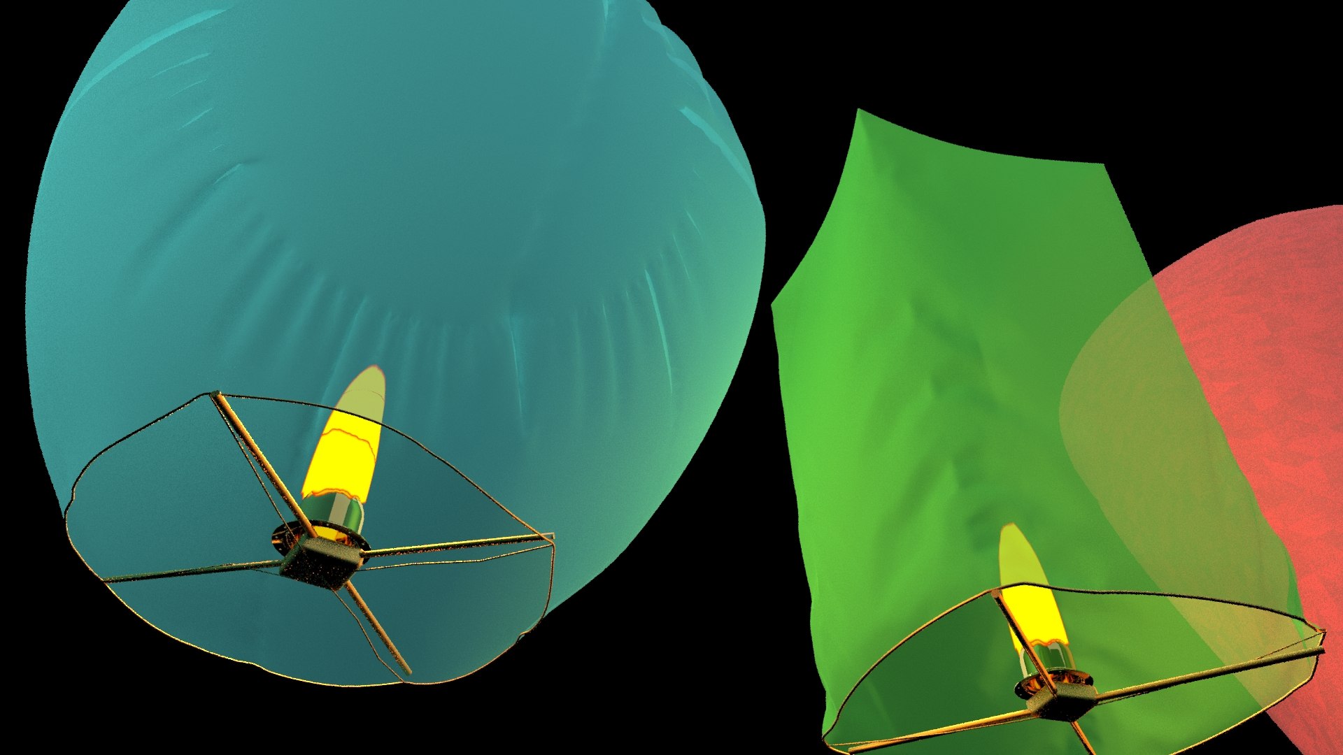 3D Chinese Sky Lantern - TurboSquid 1967113