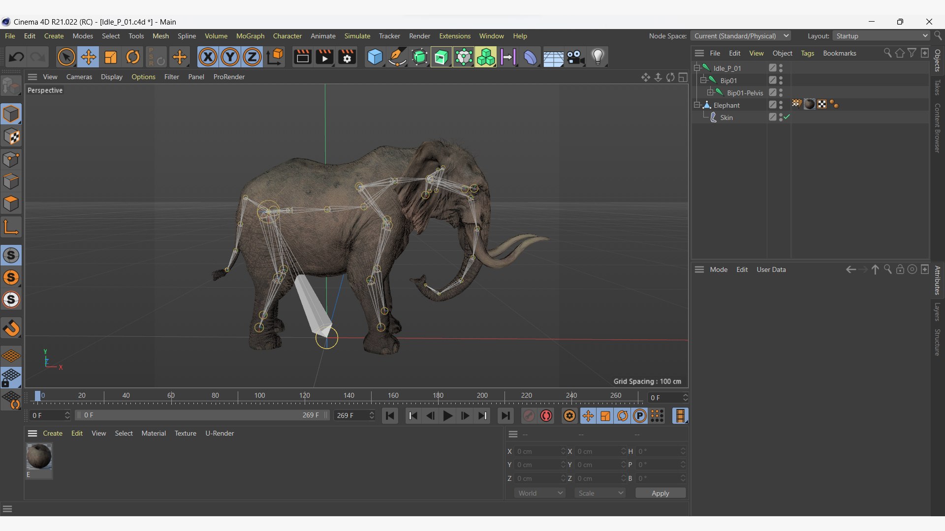 3D model Elephant Rigged for Cinema 4D Animated 3D Model - TurboSquid ...