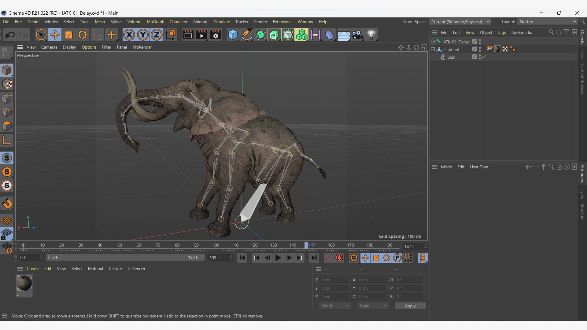 3D model Elephant Rigged for Cinema 4D Animated 3D Model - TurboSquid ...