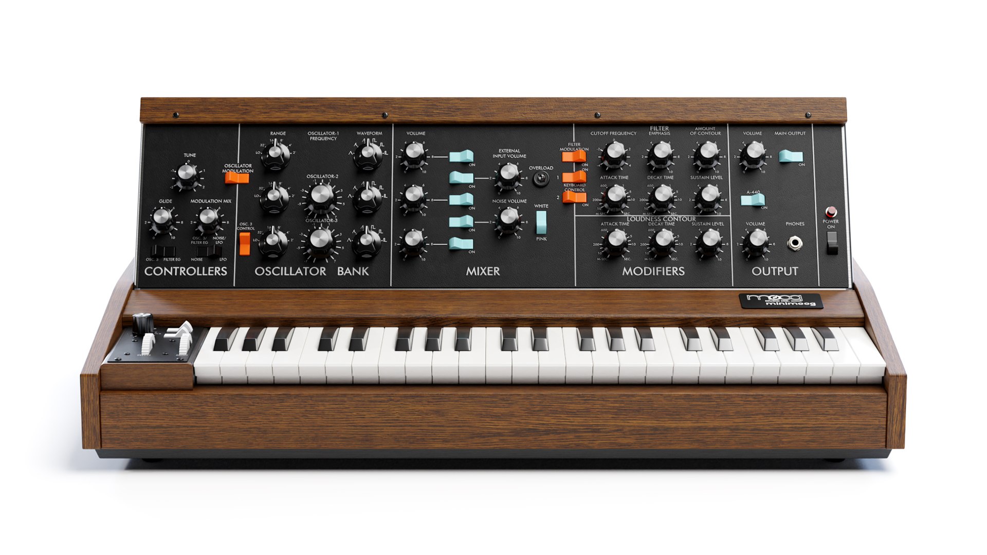 3D Minimoog Model D Model - TurboSquid 2156904