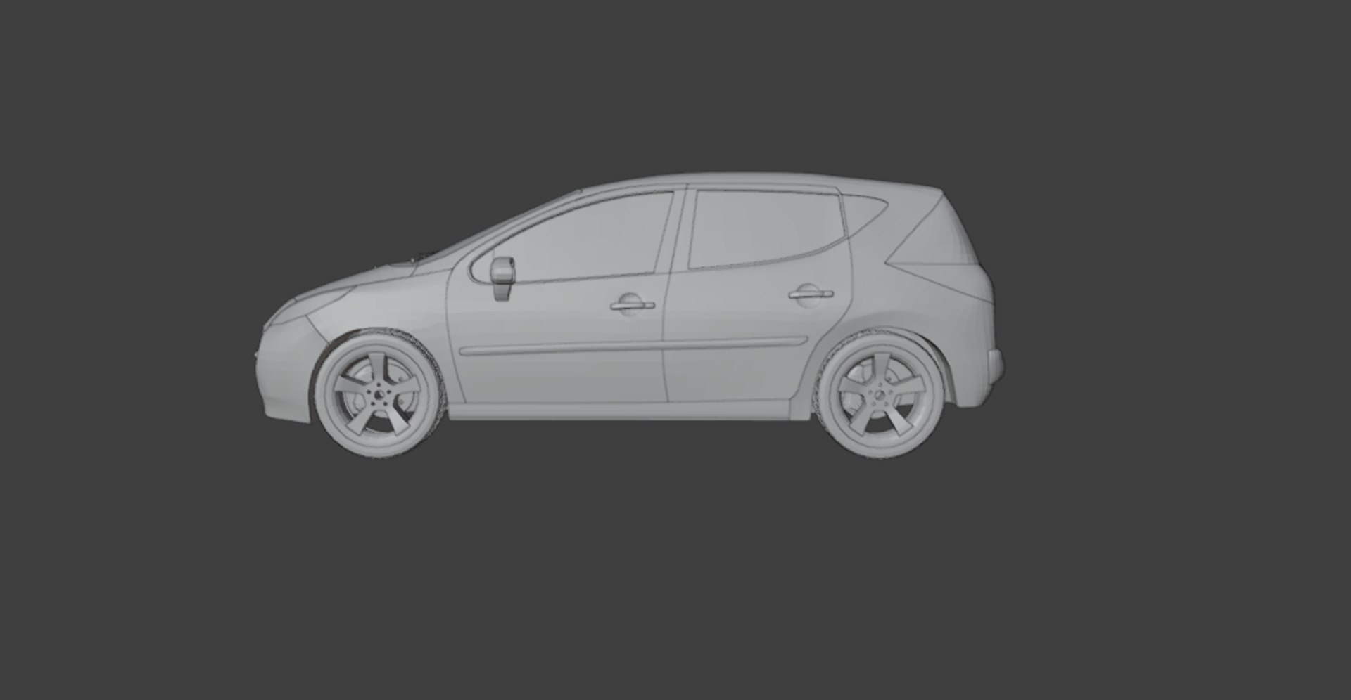 Peugeot 207 SW Medium Poly Model 3D - TurboSquid 2242829