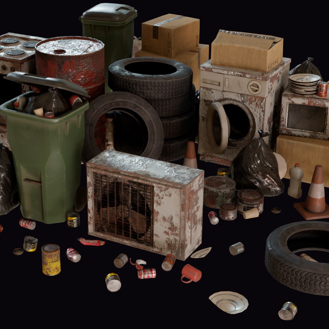 Trash Pack 3D - TurboSquid 2031059