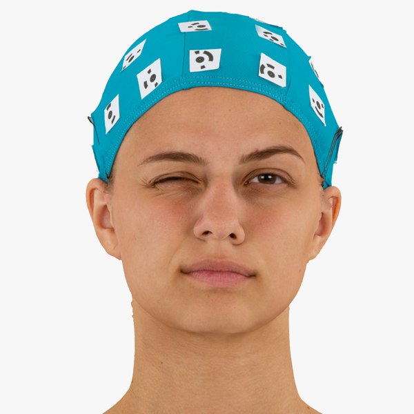 Penelope human head wink 3D - TurboSquid 1694334