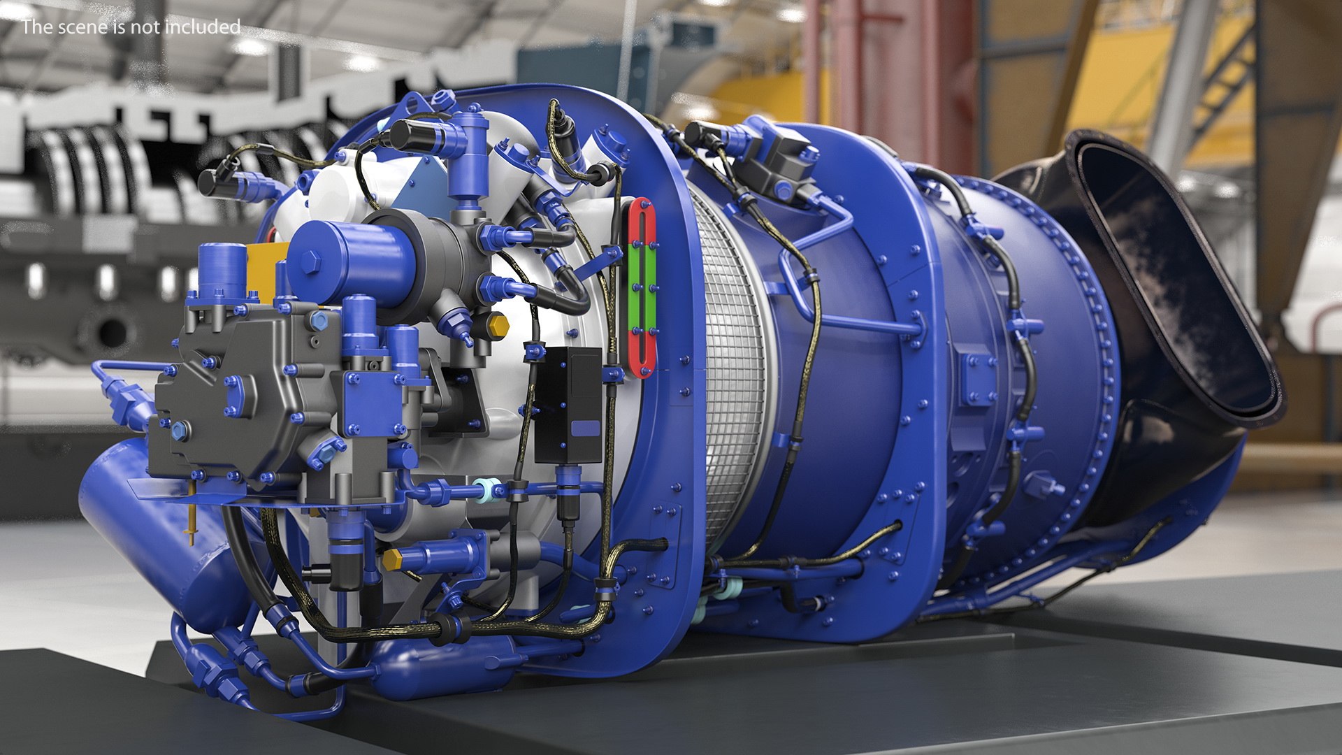 3D Turboshaft Engine - TurboSquid 1486521