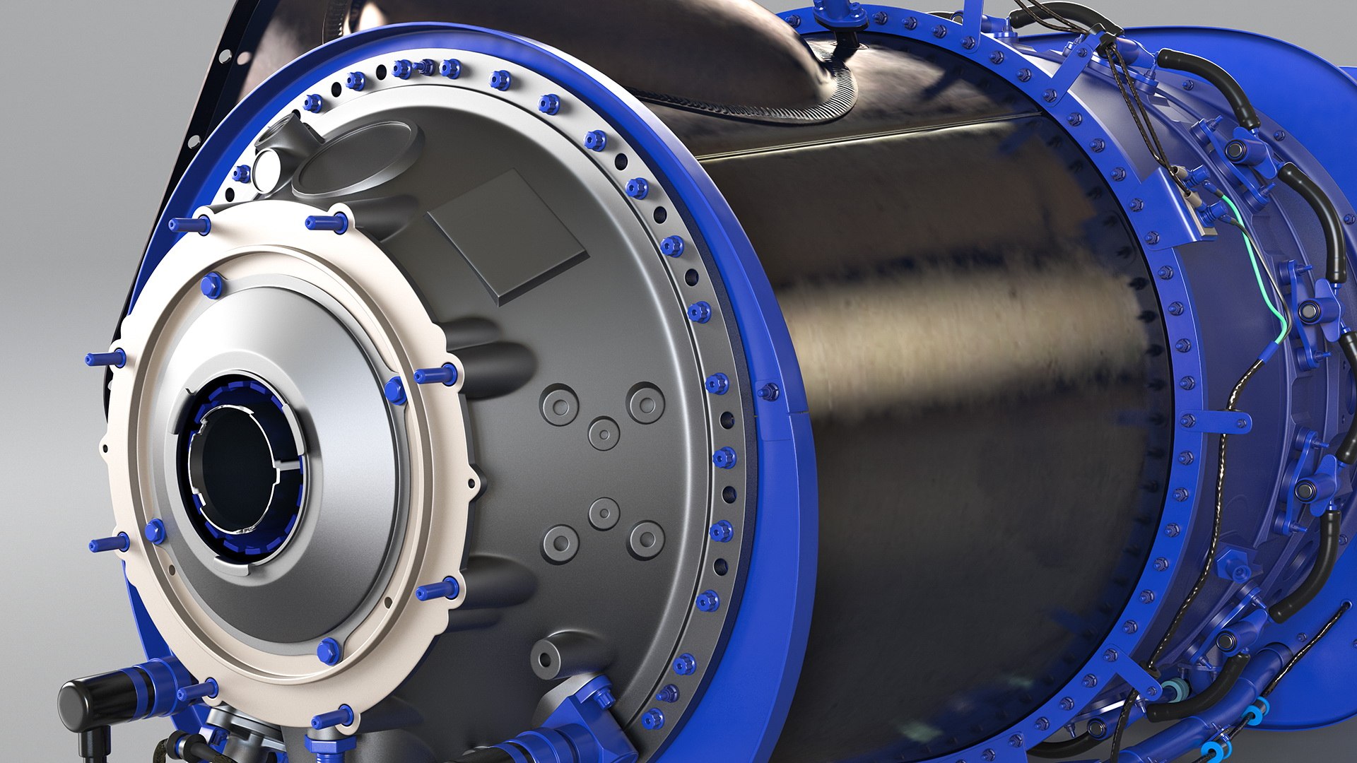 3D turboshaft engine - TurboSquid 1486521