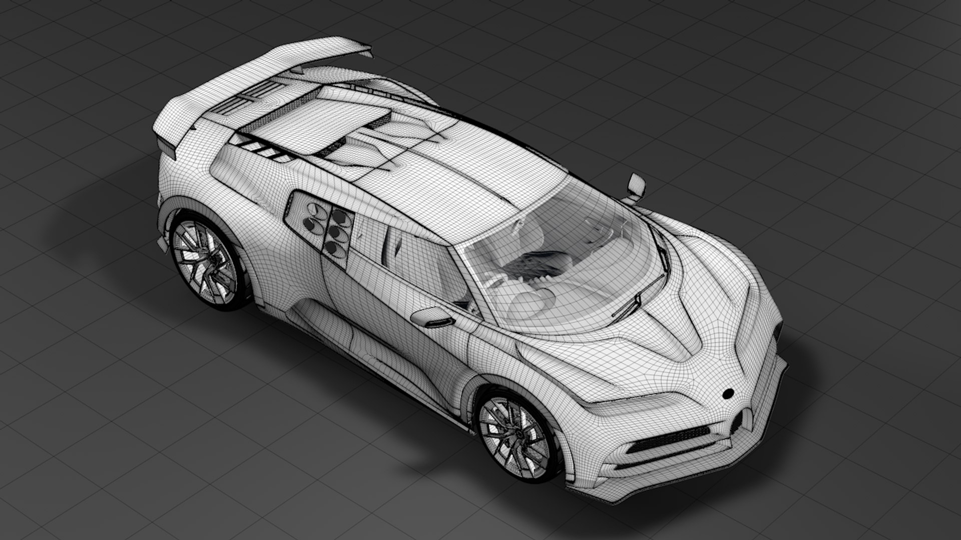 Bugatti Centodieci 2020 3D Model - TurboSquid 1905333
