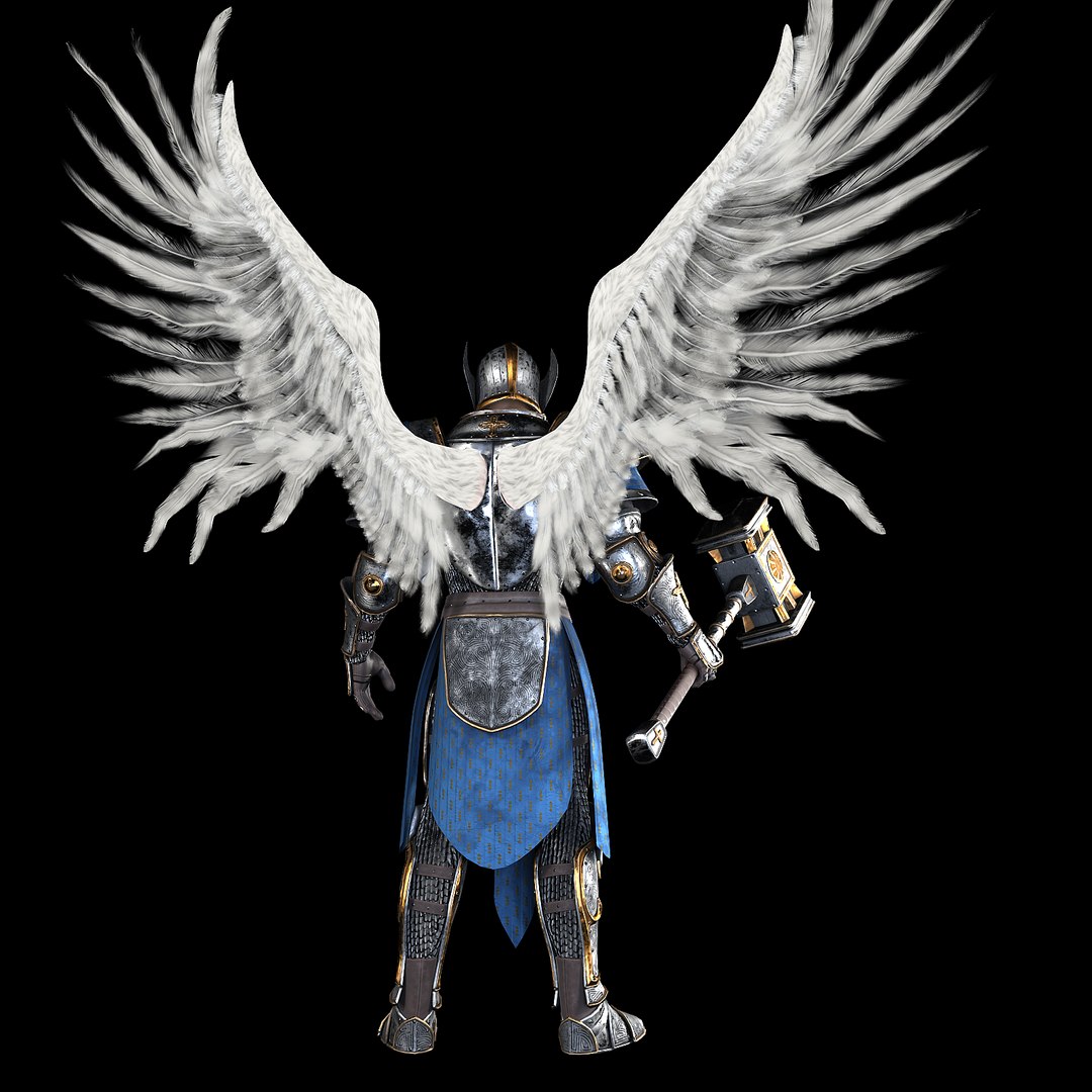 Angel Knight 3d Obj