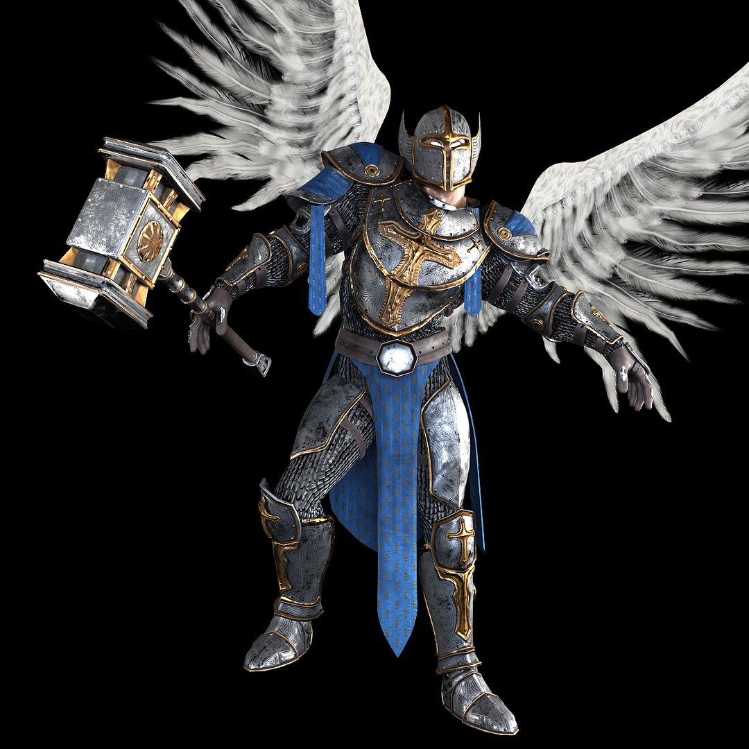 Angel Knight 3d Obj