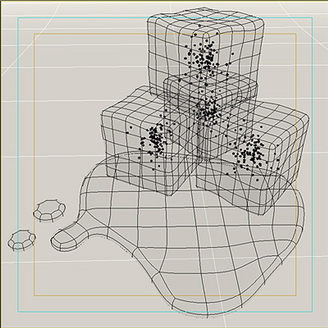 Ice Cubes 3d Model
