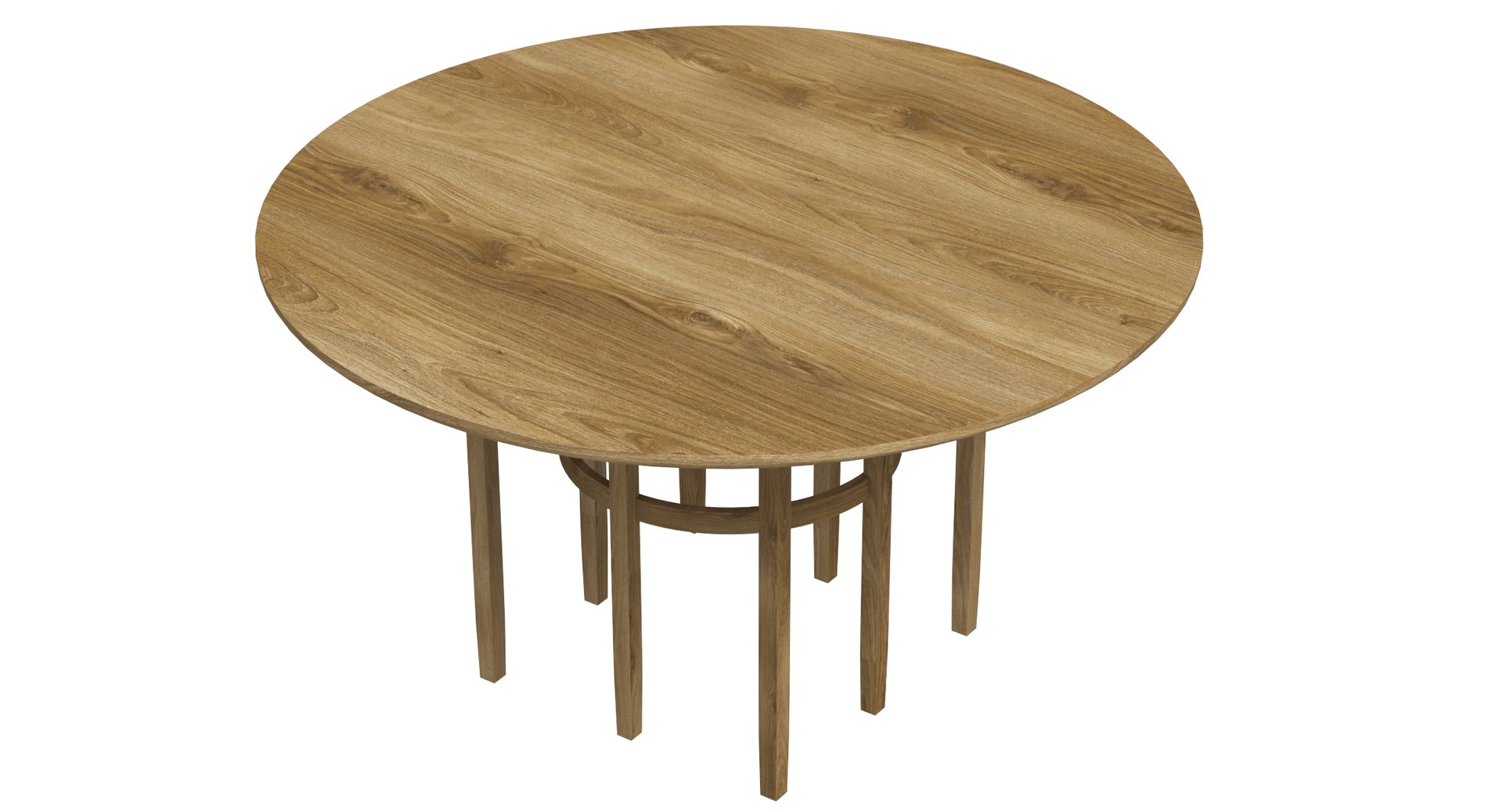 3D Round Dining Table Model - TurboSquid 2318153