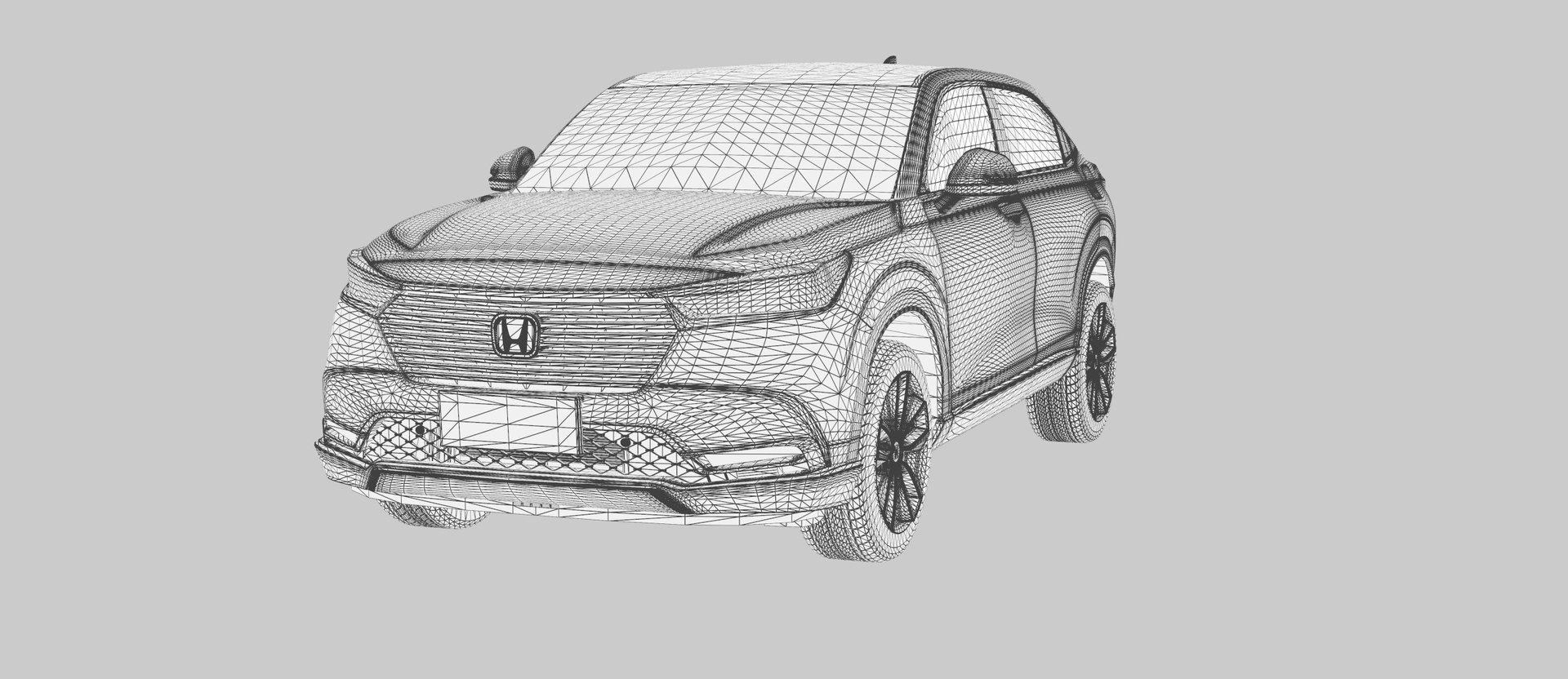 Honda HR-V XR-V And EV 3D Model - TurboSquid 2189568