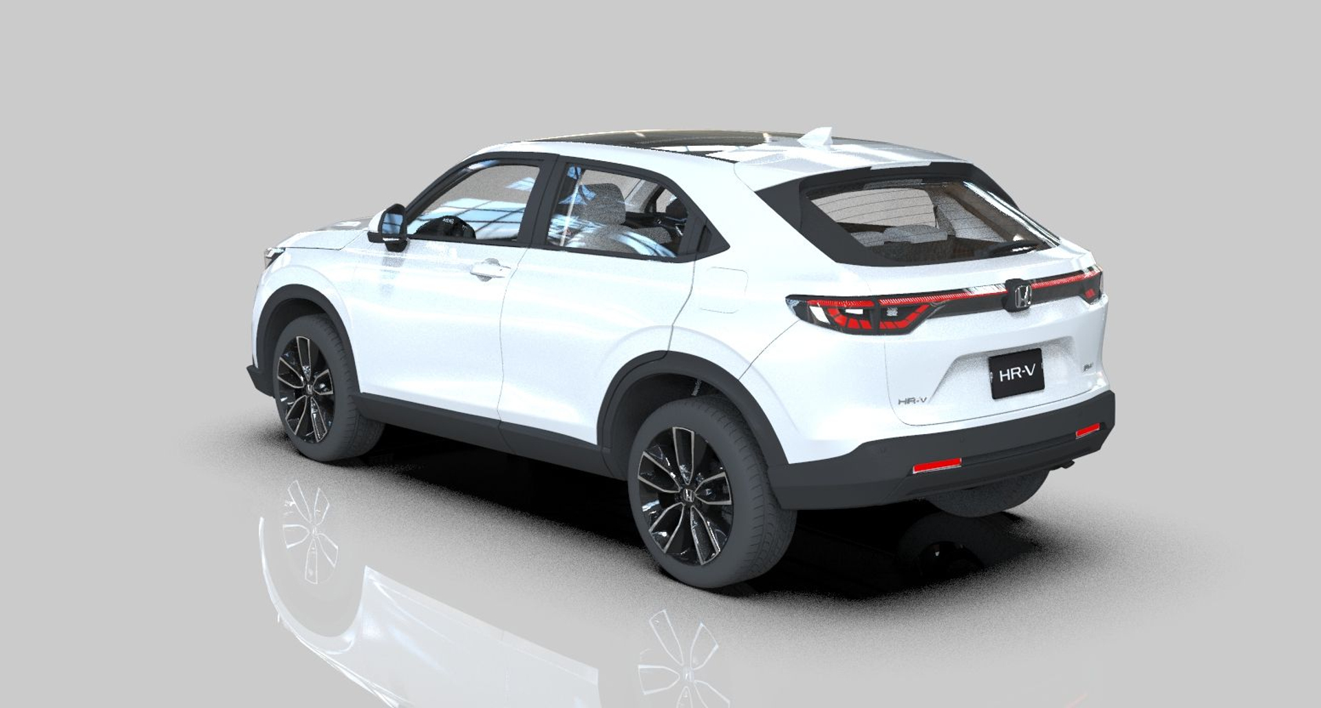 Honda HR-V XR-V And EV 3D Model - TurboSquid 2189568