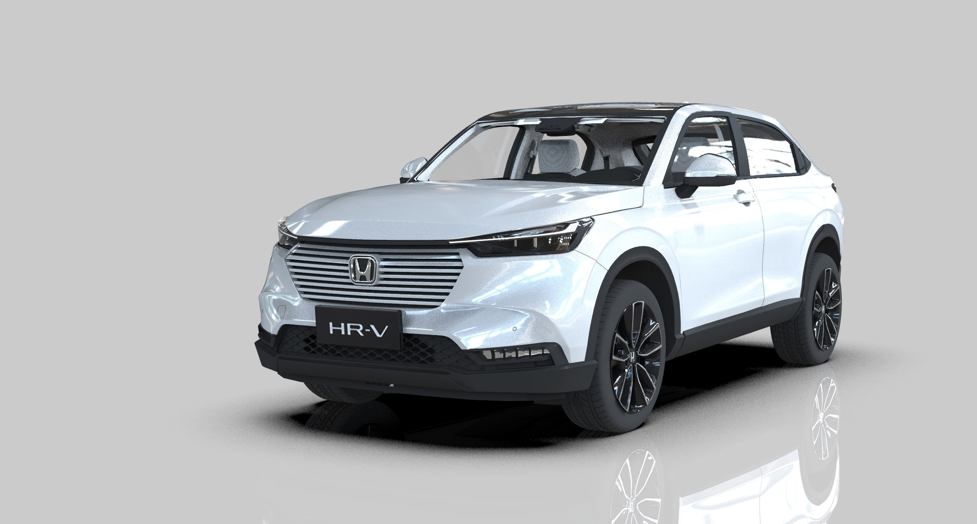 Honda HR-V XR-V And EV 3D Model - TurboSquid 2189568