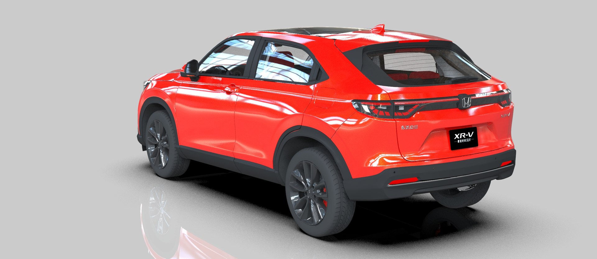 Honda HR-V XR-V And EV 3D Model - TurboSquid 2189568