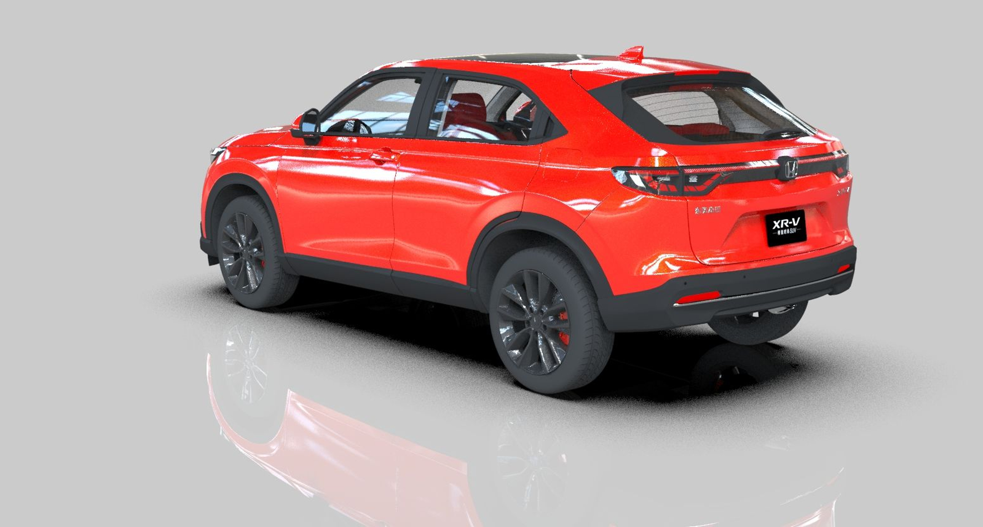 Honda HR-V XR-V And EV 3D Model - TurboSquid 2189568