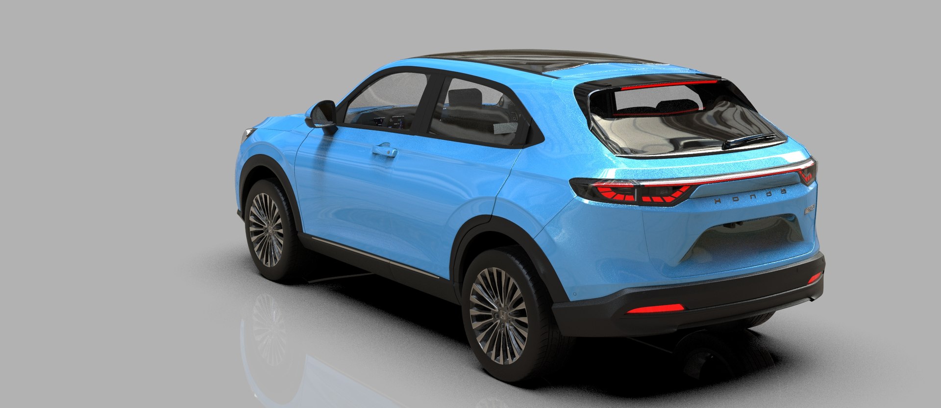 Honda HR-V XR-V And EV 3D Model - TurboSquid 2189568