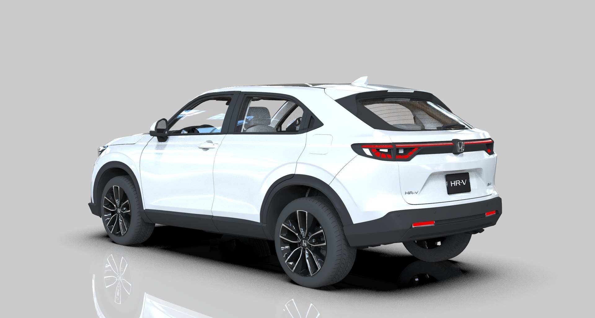 Honda HR-V XR-V And EV 3D Model - TurboSquid 2189568